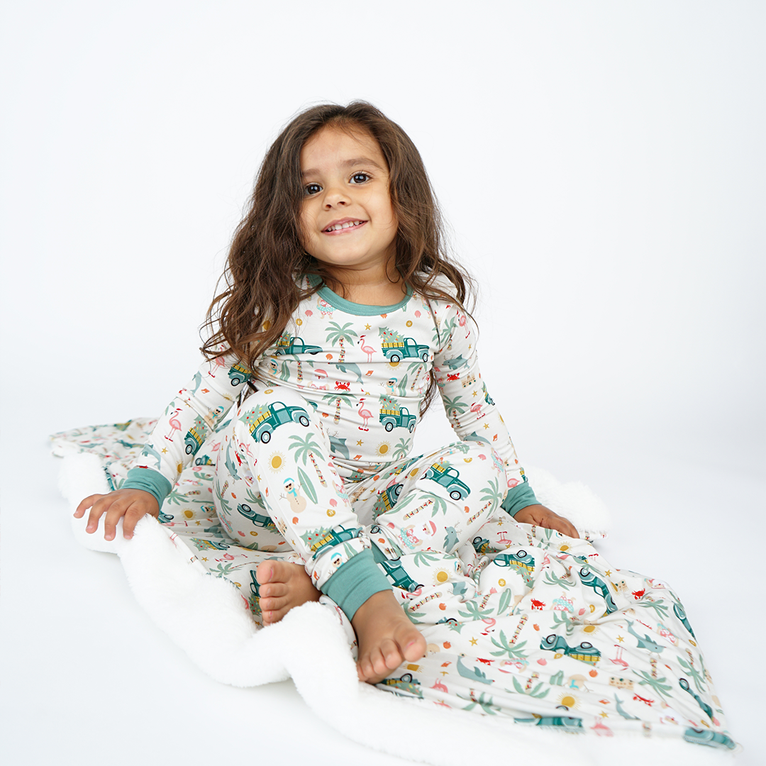 Coastal Christmas Kids Unisex Bamboo Pant Set – Piper and Grace Kids ...